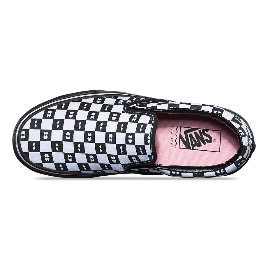 VANS x LAZY OAF CLASSIC SLIP-ON CHECKERBOARD/EYEBALLS VN0A38F7QD0