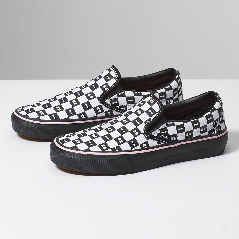 VANS x LAZY OAF CLASSIC SLIP-ON CHECKERBOARD/EYEBALLS VN0A38F7QD0
