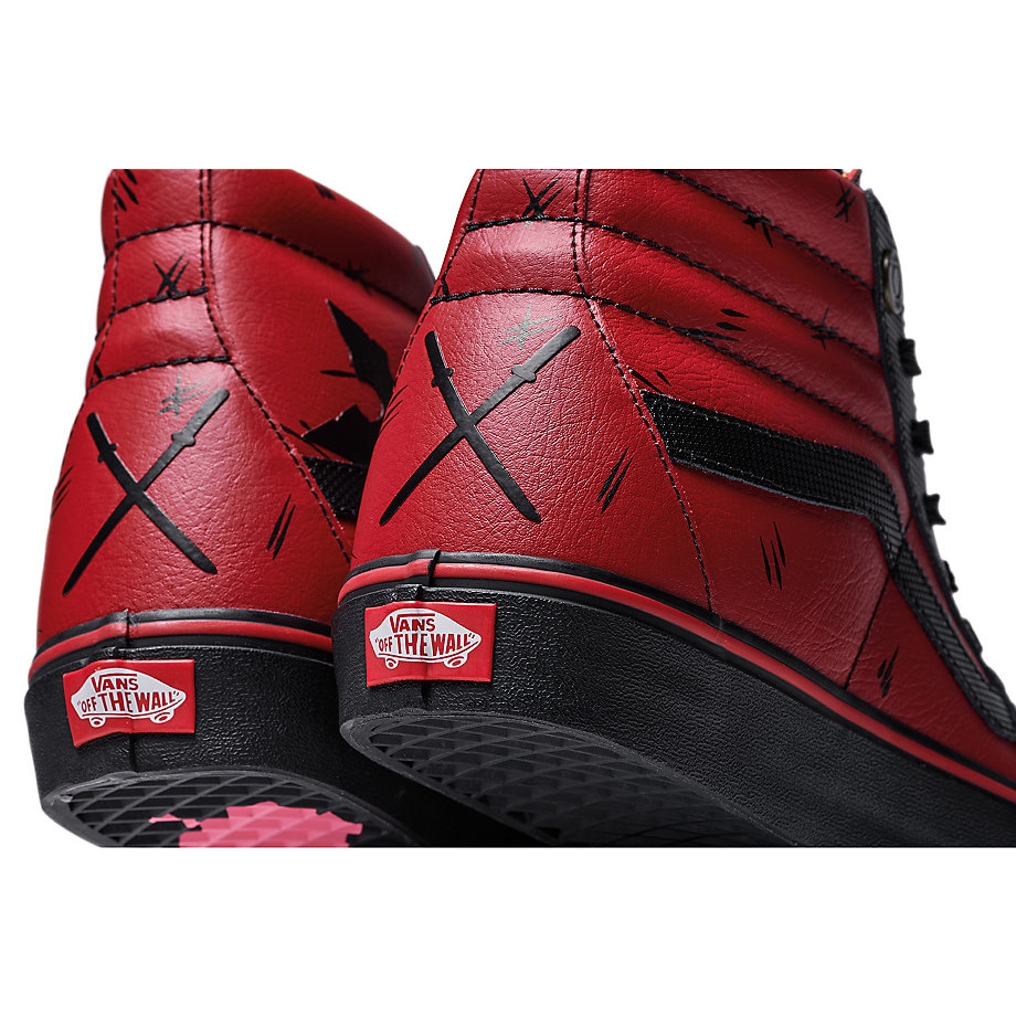 VANS Việt Nam - VANS X MARVEL SK8-HI DEADPOOL BLACK VN0A38GEUBJ