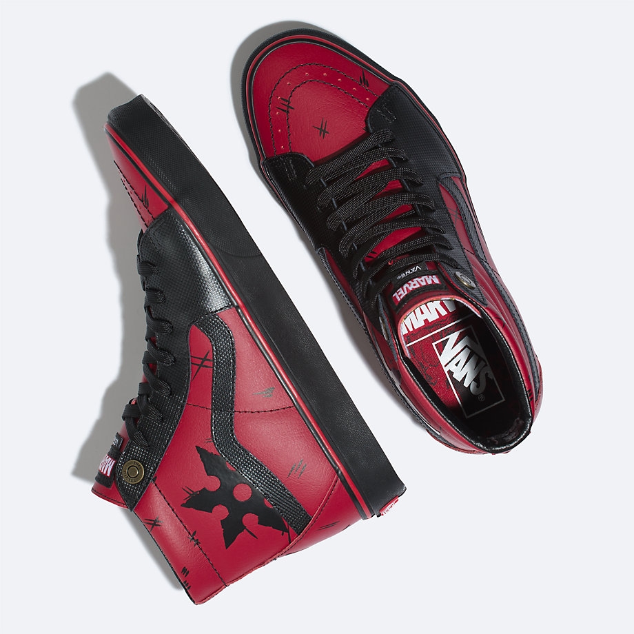 VANS Việt Nam - VANS X MARVEL SK8-HI DEADPOOL BLACK VN0A38GEUBJ