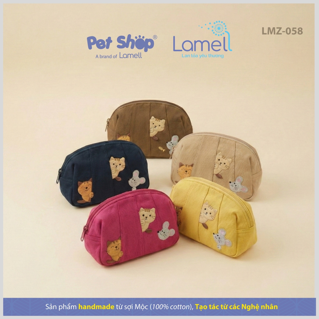 Bóp/Túi Đựng Đồ Mini Mèo & Chuột | Pet Shop