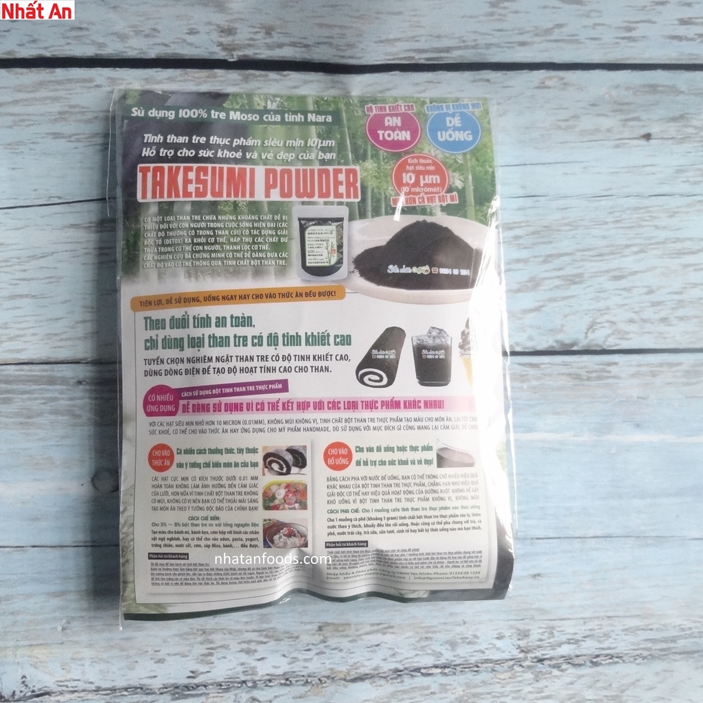 Tinh than tre Nhật bản 100gr