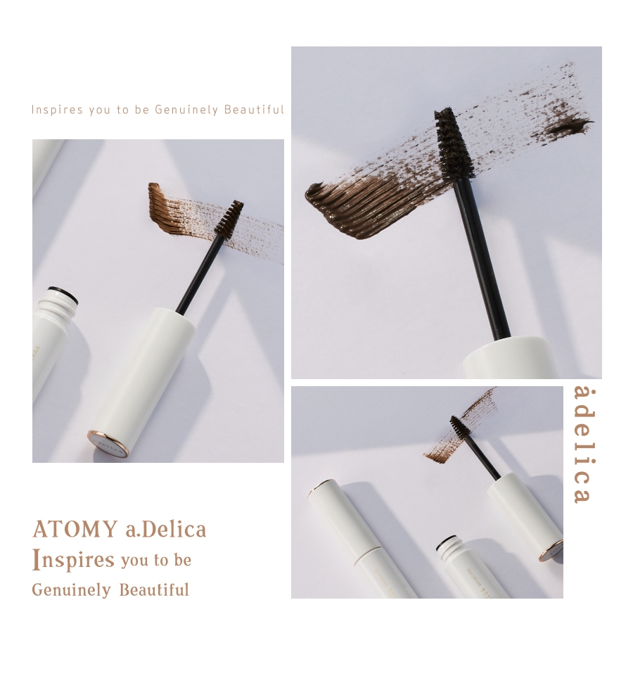 Masacara dành cho chân mày màu nâu sáng - Atomy Adelica Browcara - 6ml ...