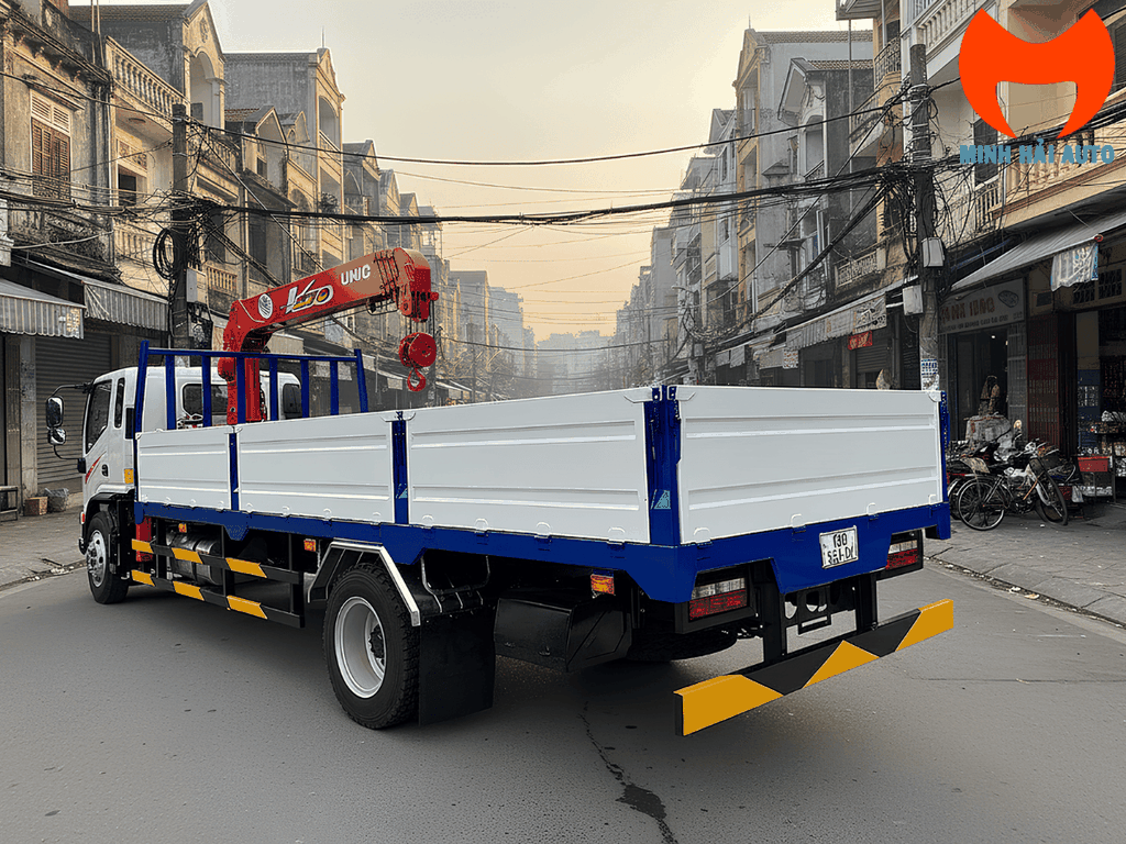 Xe Cẩu Tự Hành 3 Tấn JAC N900 Gắn Cẩu Unic V370 | MH - CẦU NỐI THÀNH CÔNG