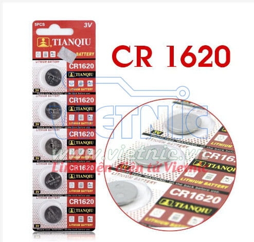 PIN CMOS CR1620 - 3V | www.vietnic.vn