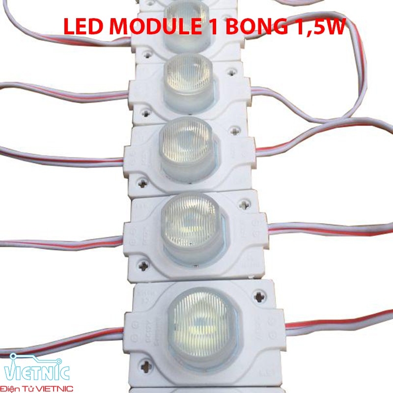 LED MODULE 1 BÓNG 1.5W TRẮNG TINH | www.vietnic.vn