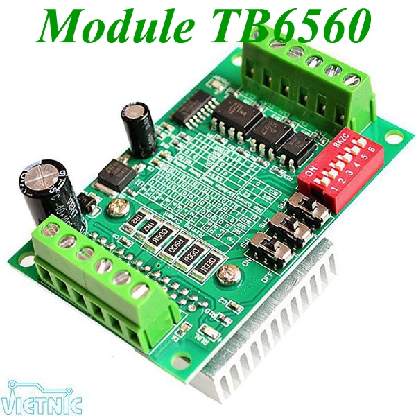 MODULE ĐIỀU KHIỂN ĐỘNG CƠ BƯỚC TB6560 | www.vietnic.vn