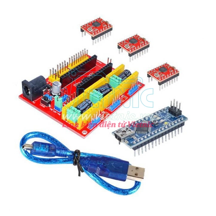 DIY ARDUINO NANO CNC SHIELD V4 | www.vietnic.vn DIY ARDUINO NANO CNC SHIELD V4 | www.vietnic.vn