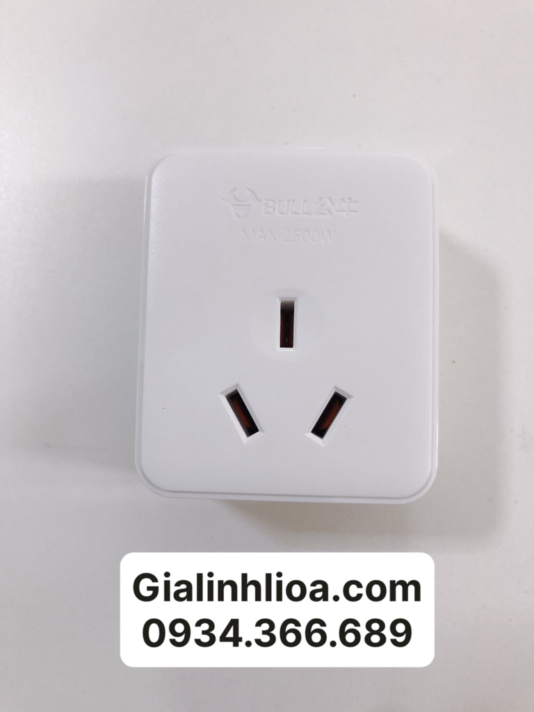 Bull GN-Z2 Ổ cắm 3 chân chéo 10A-250V | GHEN BÁN NGUYỆT MORELE - Ổ CẮM HÀN QUỐC - Ổ CẮM BULL ...