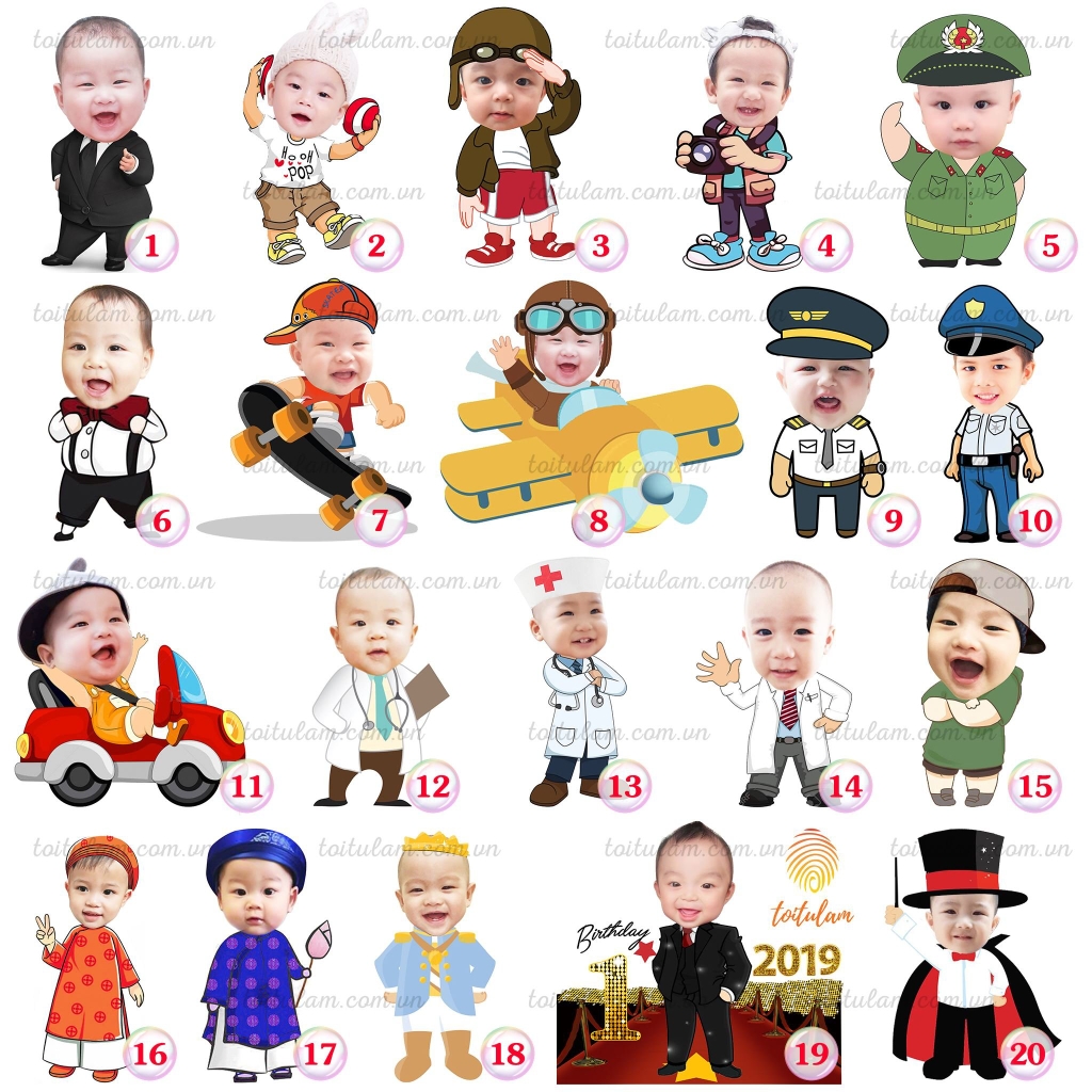 Chibi CÔNG AN CẢNH SÁT
