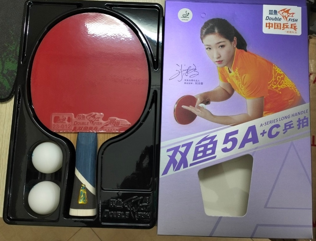 Vợt bóng bàn Double Fish DF 5AC chính hãng tiêu chuẩn tập luyện thi đấu
