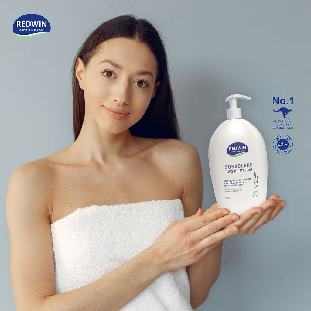 Lotion dưỡng thể giúp da ẩm mịn Redwin Sorbolene Moisturiser with ...