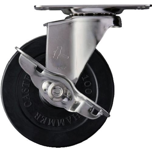 Hammer Caster Việt Nam | Hammer plate type caster 320E series (rubber ...