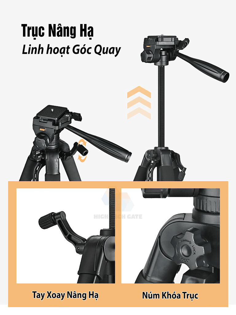 Tripod chân đế điện thoại, máy ảnh G-185 hỗ trợ quay chụp video ...