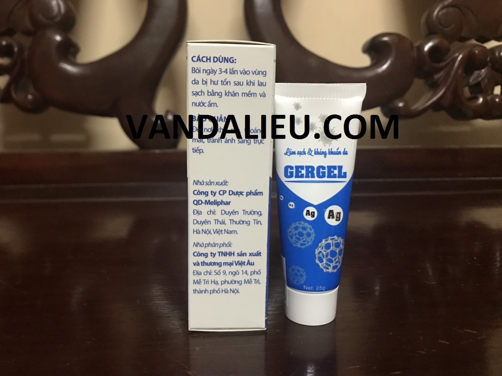 GERGEL 25G. VIÊM DA, LỞ LOÉT, MỤN NƯỚC, HERPES, THỦY ĐẬU, ZONA, SỞI ...