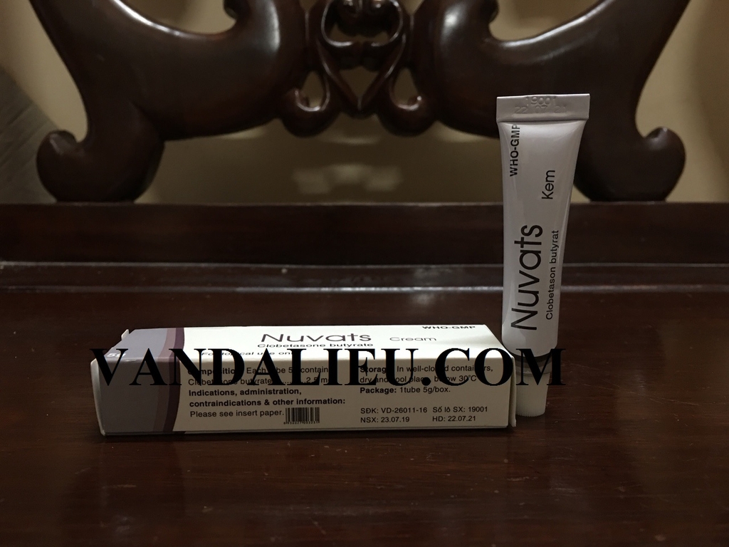 KEM BÔI NGOÀI DA NUVATS 5G. ĐIỀU TRỊ CHÀM, ECZEMA.. CÔNG TY TNHH KINH ...
