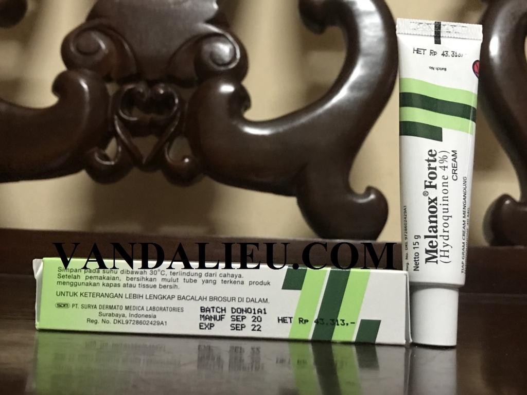 KEM TRỊ NÁM VÀ TÀN NHANG SDM MELANOX FORTE HYDROQUINONE 4% CREAM 15G ...