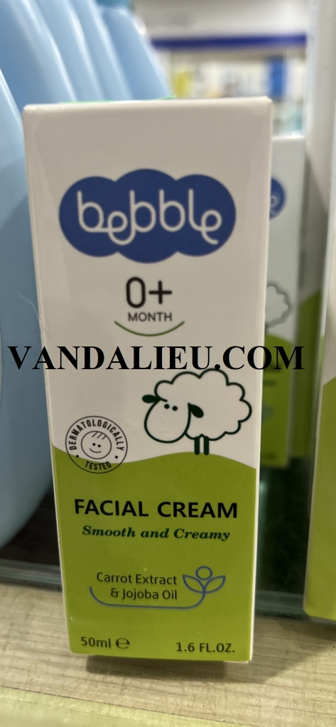 BEBBLE FACIAL CREAM 50ML. KEM DƯỠNG ẨM CHO BÉ. CÔNG TY TNHH KINH DOANH ...