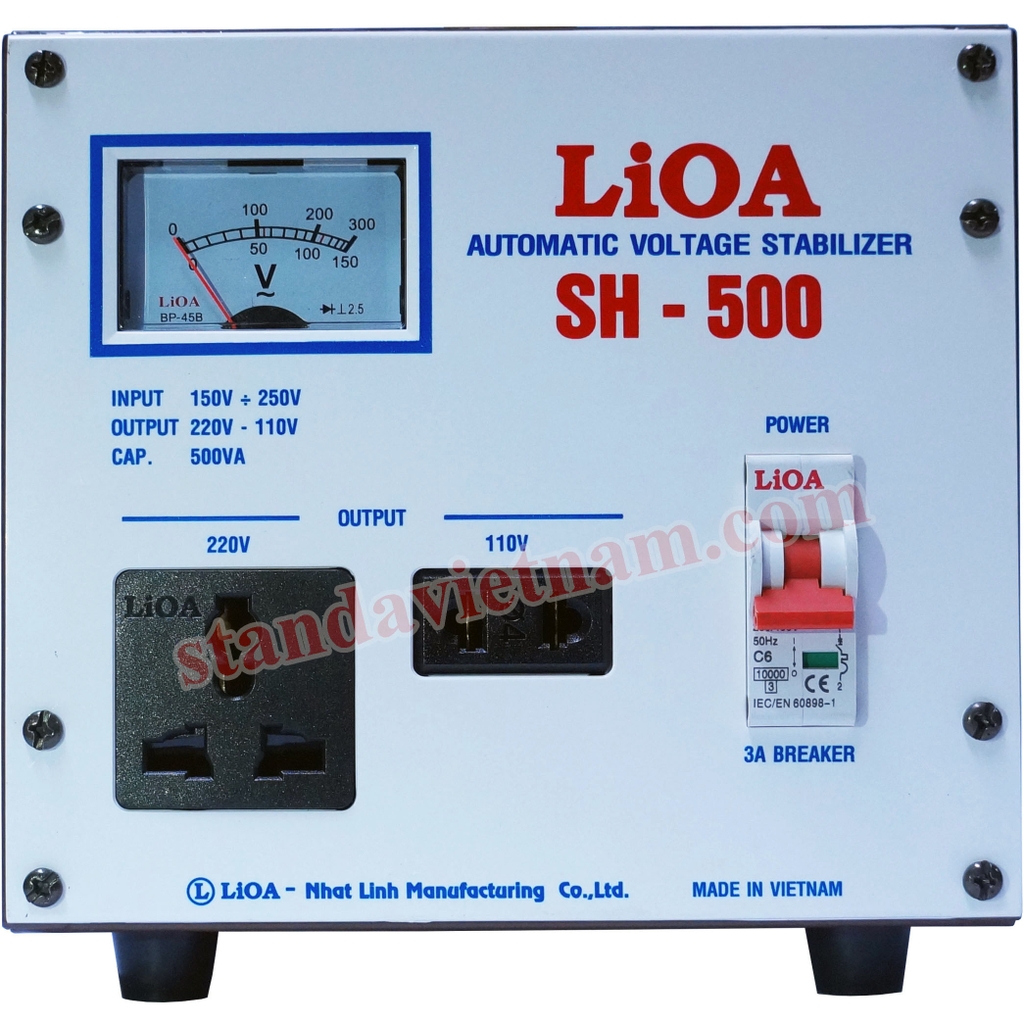Lioa SH 500VA | Lioa 0,5KVA | Lioa 500VA | ỔN ÁP LIOA NHỎ NHẤT
