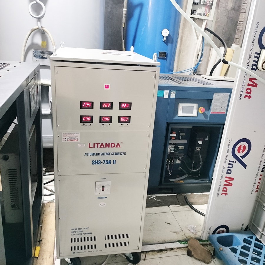 Ổn Áp Lioa 3 Pha 75KVA NEW Litanda SH3-75K II Dải 260V-430V NEW 2024