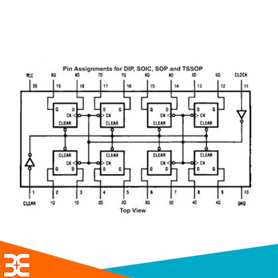 IC 74HC273 chất lượng - Linh Kiện 3M | ChợTrờiHN.vn | Linh Kiện Điện Tử 3M