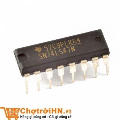 74LS47 BCD to 7-segment Decoder/Driver DIP16 - Linh Kiện 3M | Linh Kiện ...