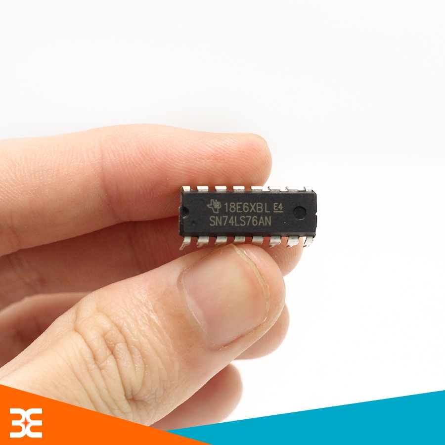 74LS76 Dual J-K Flip-Flop (with Preset and Clear) | Linh Kiện Điện Tử 3M