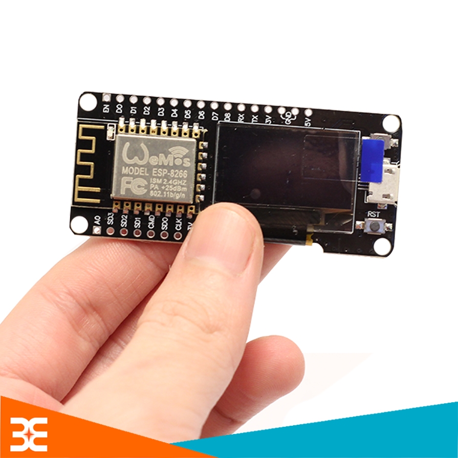Module NODEMCU WIFI ESP8266 OLED NODEMCU 0.96 inch | Linh Kiện Điện Tử 3M