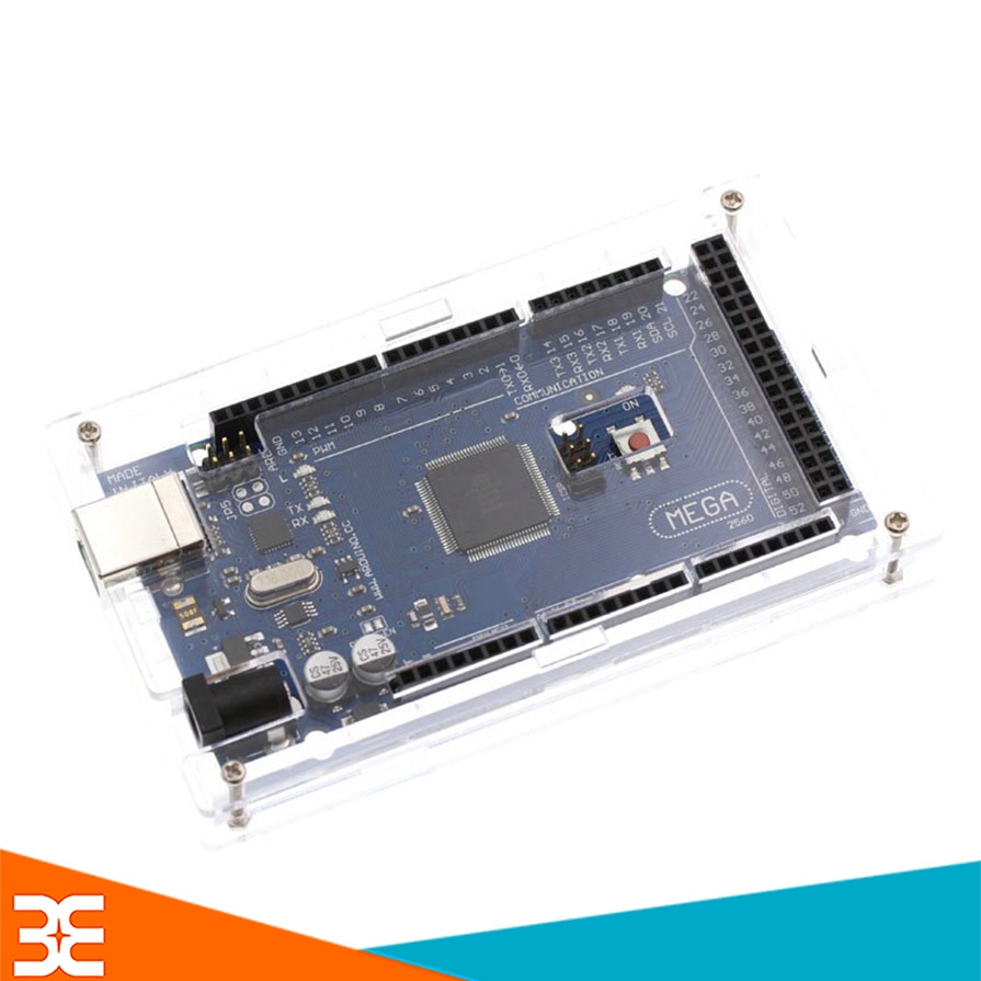 Case Vỏ Mica Cho Arduino Mega2560- Linh Kiện Điện Tử 3M
