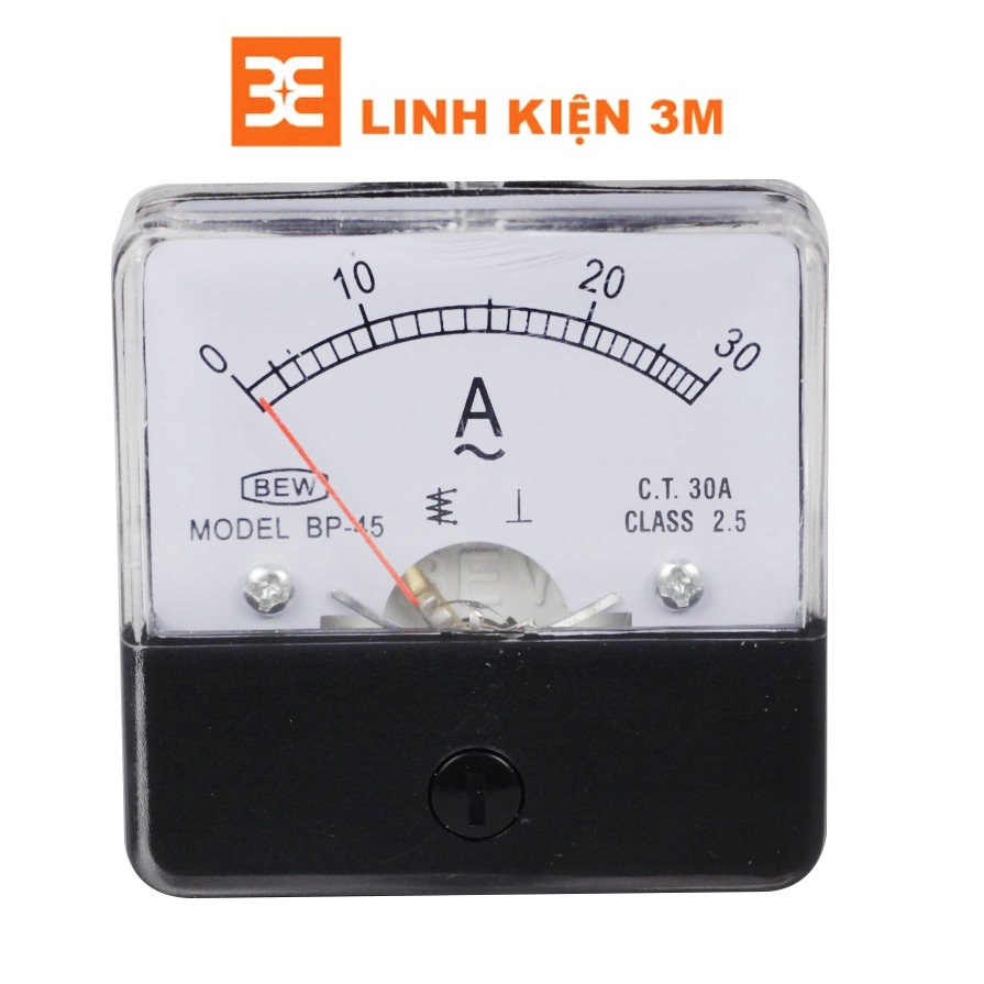 Đồng hồ Ampe kế xoay chiều BEW 5x5x3.5Cm | Linh Kiện Điện Tử 3M