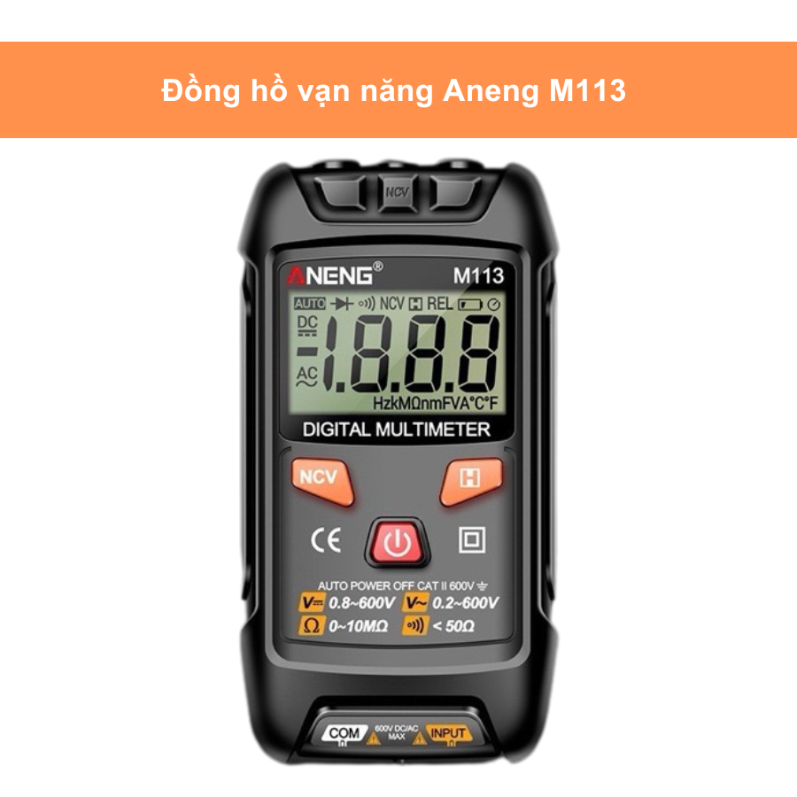 Đồng hồ vạn năng Aneng M113 - Máy đo vạn năng | Linh Kiện Điện Tử 3M