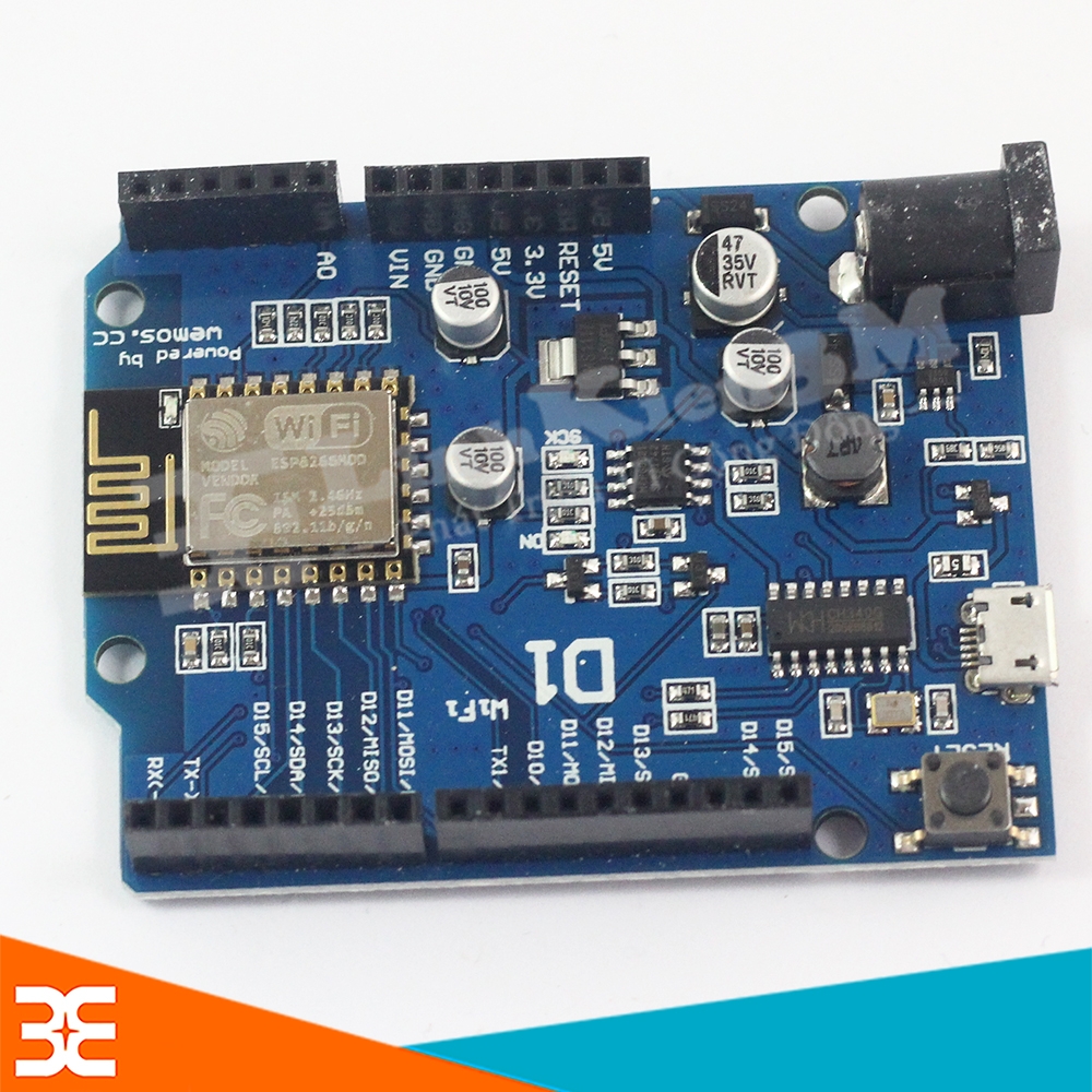 Arduino WiFi ESP8266 WeMos D1 giá rẻ tại Hà Nội | Linh Kiện Điện Tử 3M