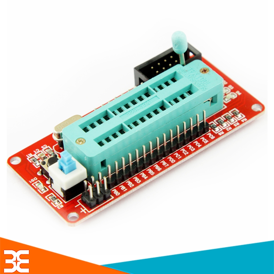 KIT AVR ATmega8 Socket | Linh Kiện Điện Tử 3M