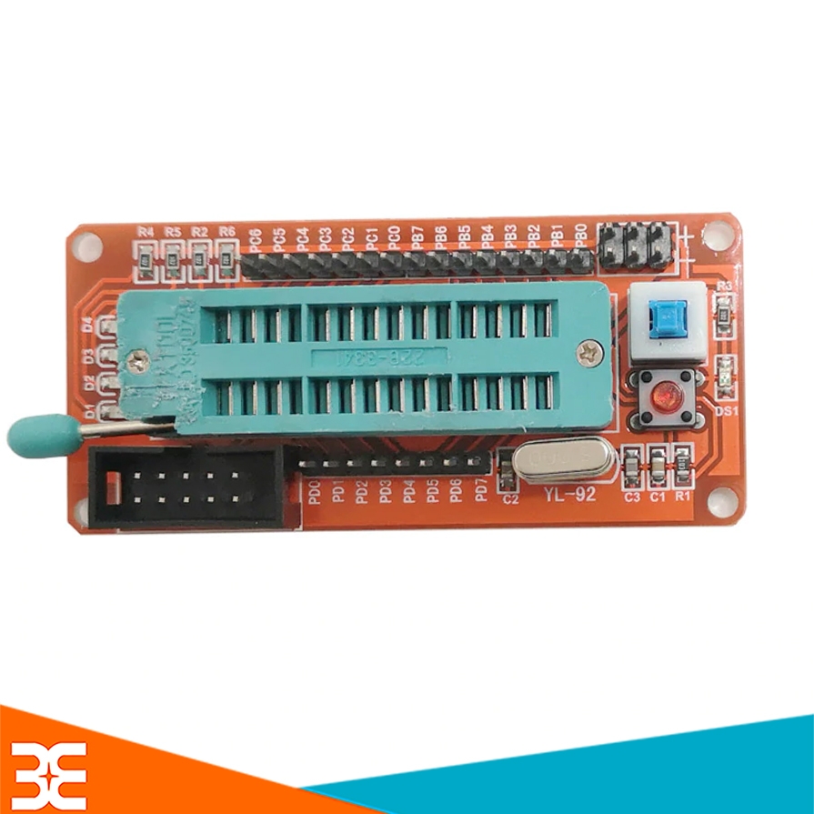 KIT AVR ATmega8 Socket | Linh Kiện Điện Tử 3M
