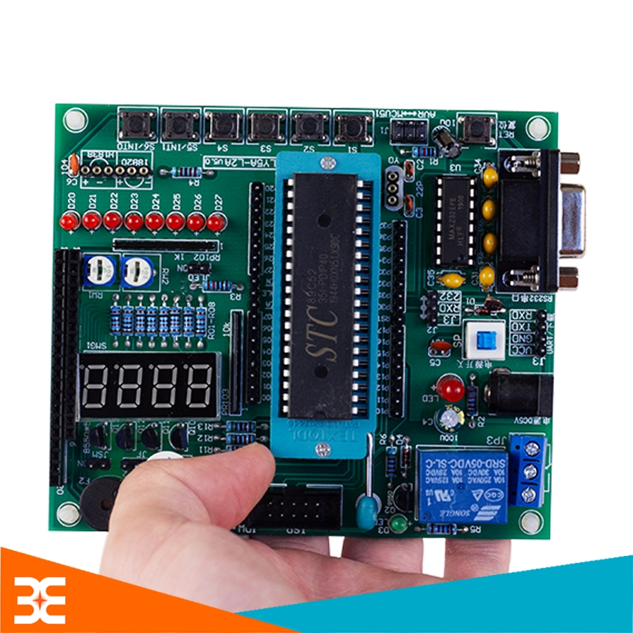 Kit EASY 8051 sử dụng lập trình cho vi điều khiển | Linh Kiện Điện Tử 3M