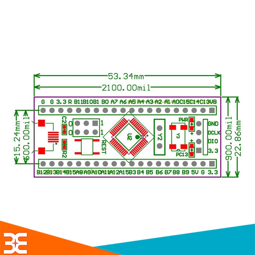 KIT STM32F103C8T6 Mini - Chính Hãng- Linh Kiện Điện Tử 3M