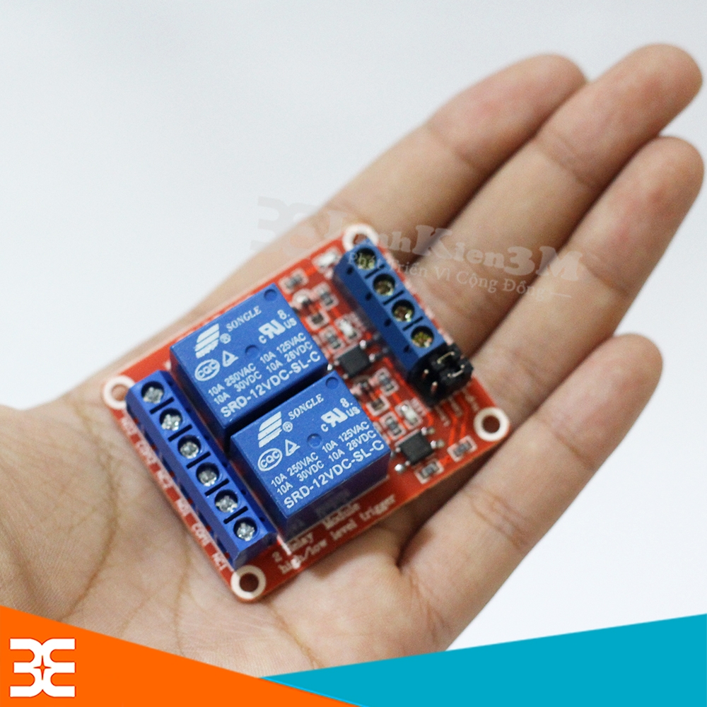 MODULE Relay 12VDC 2 Kênh H/L-Linh Kiện Điện Tử 3M| Chợ Trời HN.vn