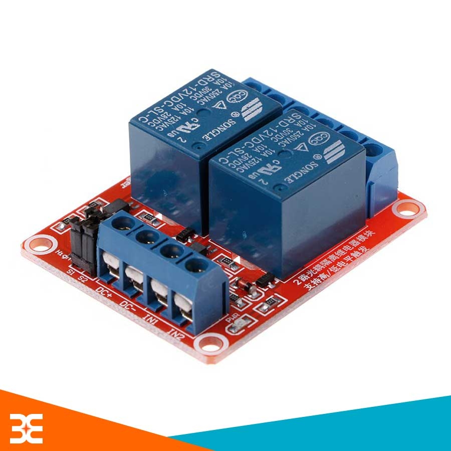 MODULE Relay 12VDC 2 Kênh H/L-Linh Kiện Điện Tử 3M| Chợ Trời HN.vn
