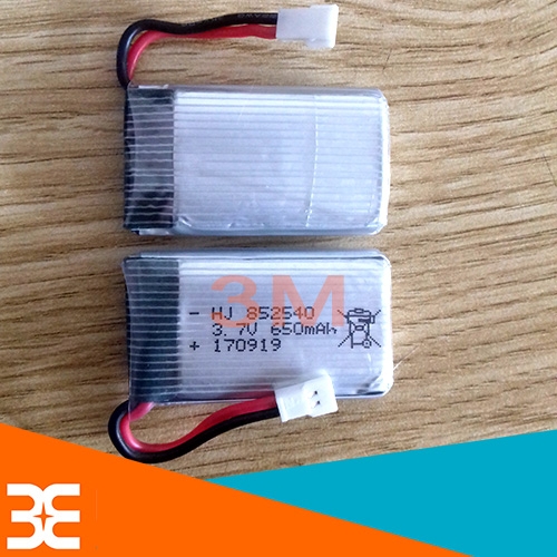 Pin Lithium 3.7V 650mAh 852540 25C | Linh Kiện Điện Tử 3M