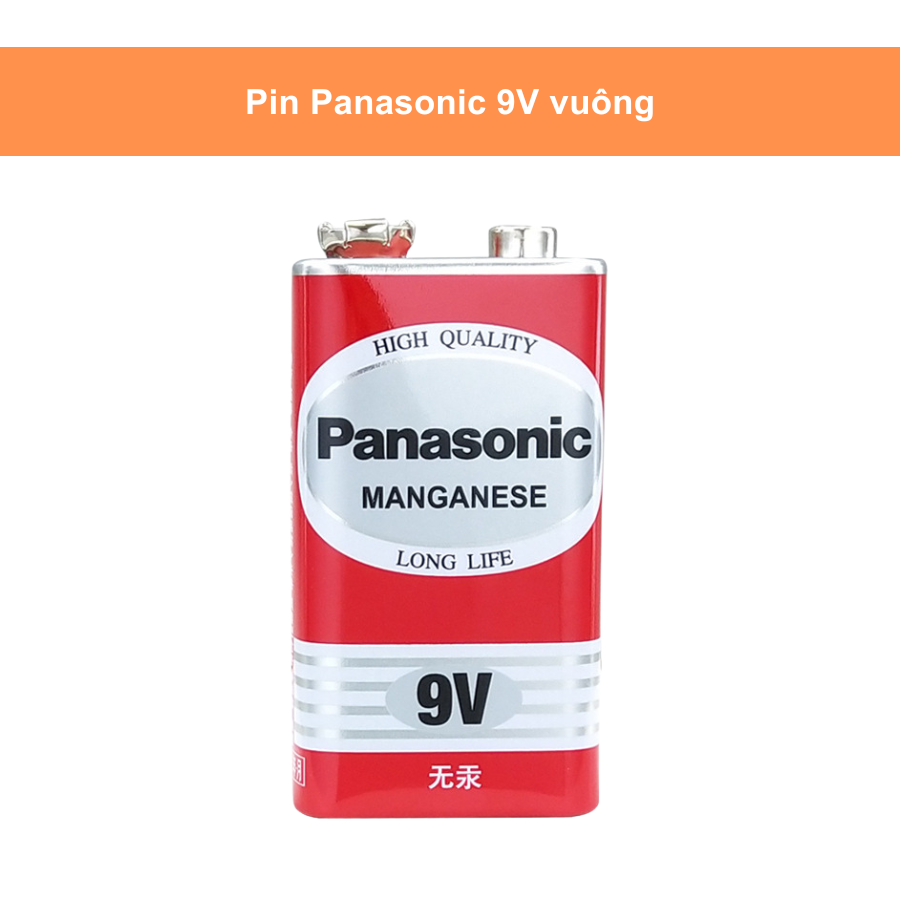 Pin Panasonic pin vuông 9V 6F22DN, pin nút CR2025/CR2032 3V | Linh Kiện ...