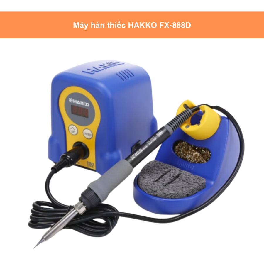 Máy hàn thiếc, trạm hàn HAKKO FX-888D | Linh Kiện Điện Tử 3M