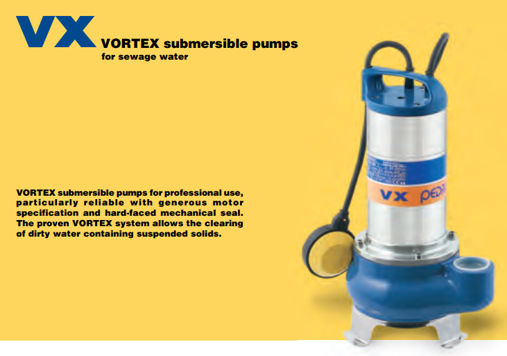 Bơm chìm PEDROLLO Model VX 10/35