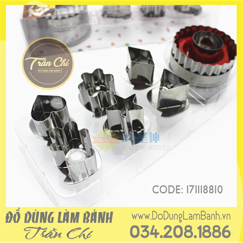 Bộ cookie cutter nhỏ 7c