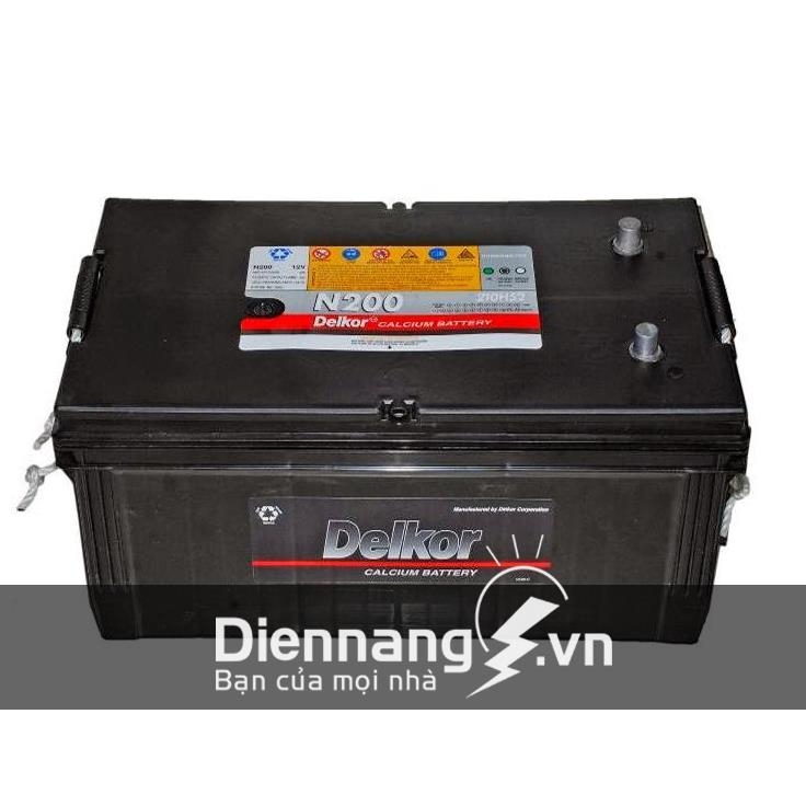 Ắc quy DELKOR 12V-200Ah MF N200 Điện Năng