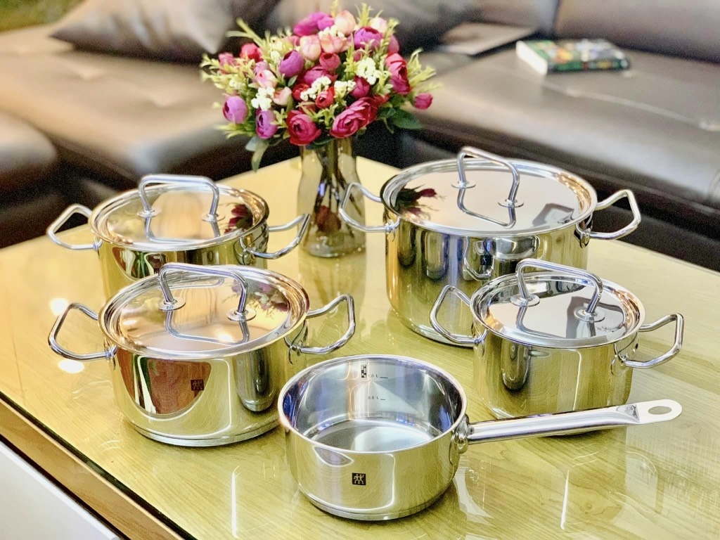 Bộ nồi Zwilling Twin Classic 5 món (inox bóng) Shop Hàng Đức