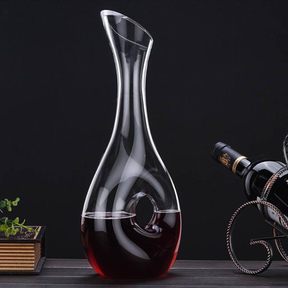 BÌNH THỞ RƯỢU VANG CRYTAL GLASS WINE DECANTE 1.2L Shop Hàng Đức