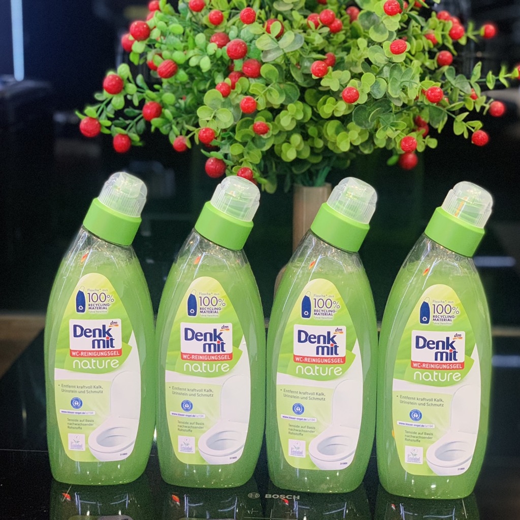 Dung dịch vệ sinh bồn cầu Denkmit WC-Reiniger nature 750ml xanh lá D12 ...
