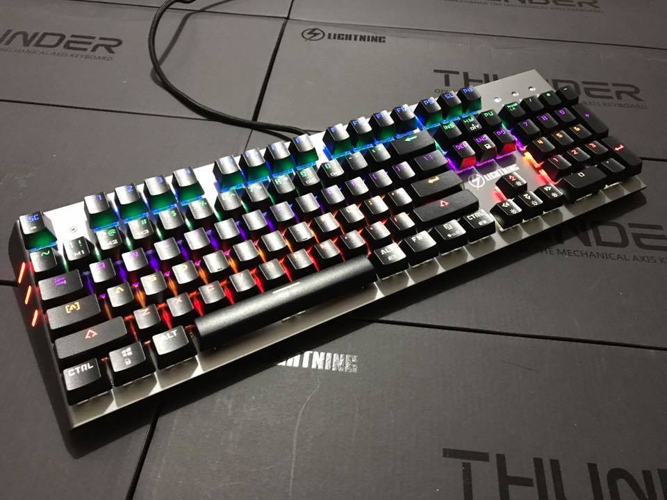 Bàn phím cơ Lightning Thunder - Led Rainbow LIGHTNING.VN - Gaming Gear ...