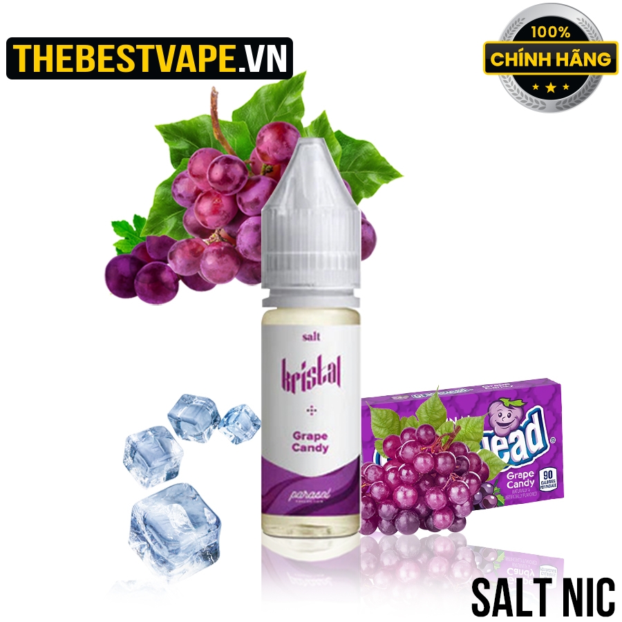 KRISTAL - GRAPE CANDY ( Kẹo Nho Lạnh ) - Salt Nicotine vô cùng đặc biệt