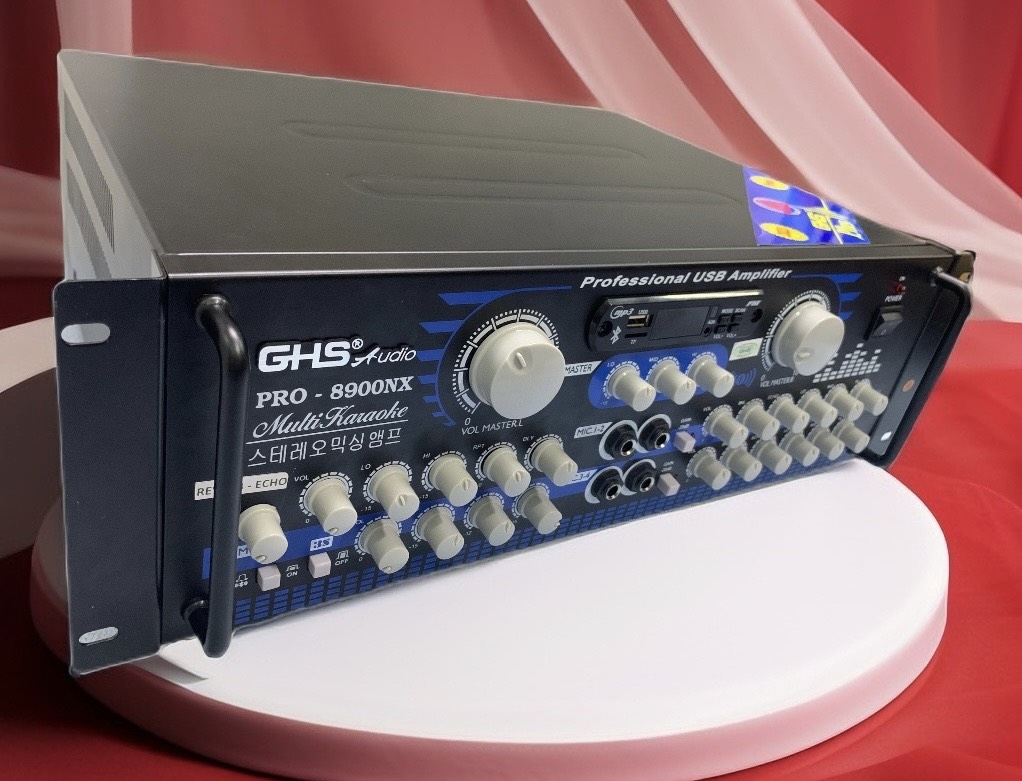 Amply GHS PRO-8900NX, 16 sò, 800wx2CH, Bluetooth, USB | Vinakara.com